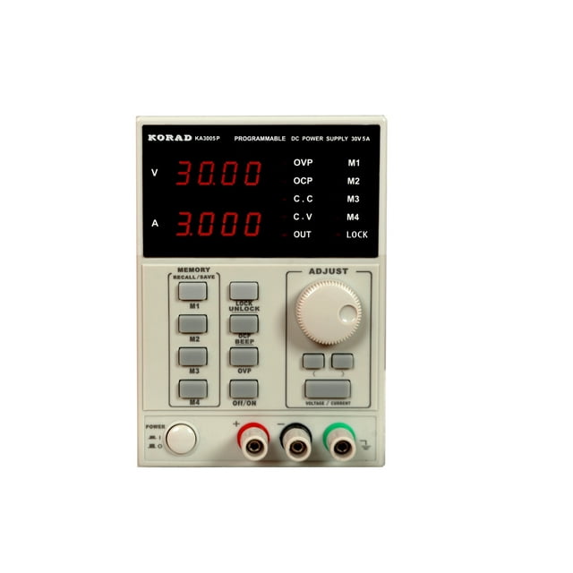KORAD KA3005P - Programmable Precision Variable Adjustable 30V, 5A DC Linear Power Supply ...