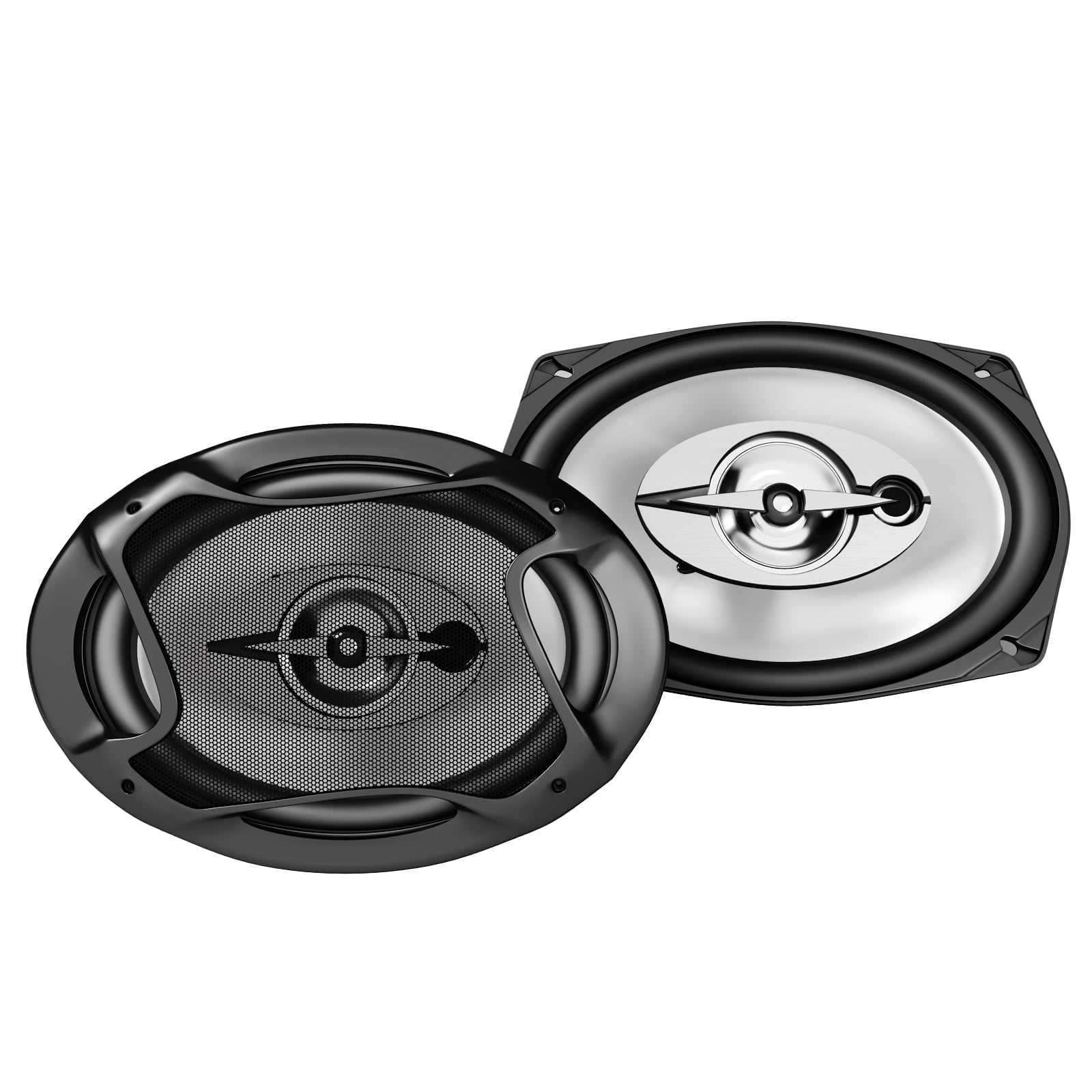 KORBROS TS-A6972E 6x9 inch Car Coaxial Speakers, Black, 2-Pack, Advanced Sound Quality - Walmart.com