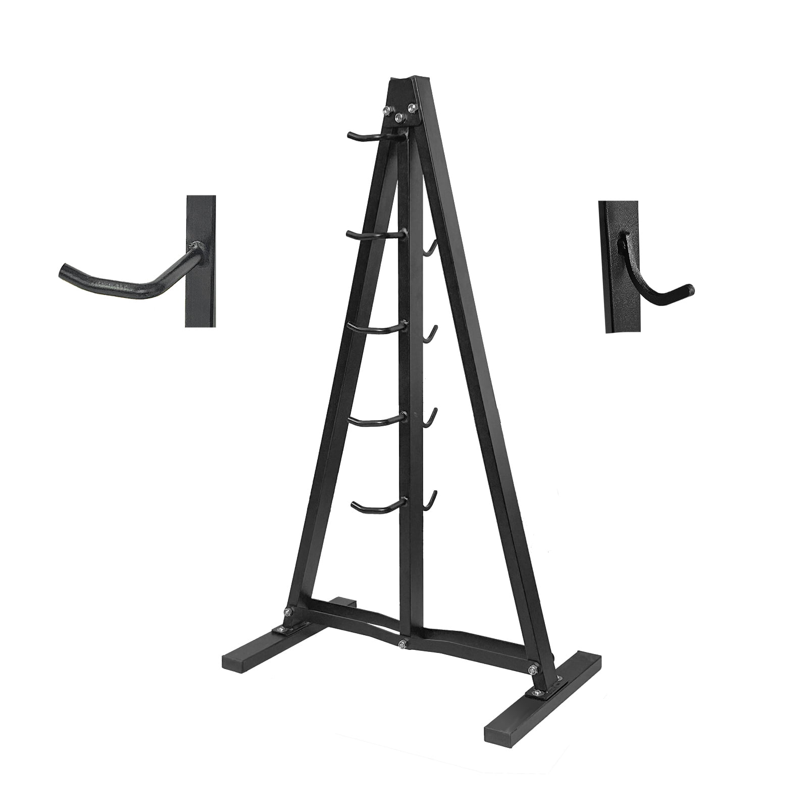 KORIKAHM Wall Mounted LAT Pull Down Bar Organizer with Hooks, Home Gym ...