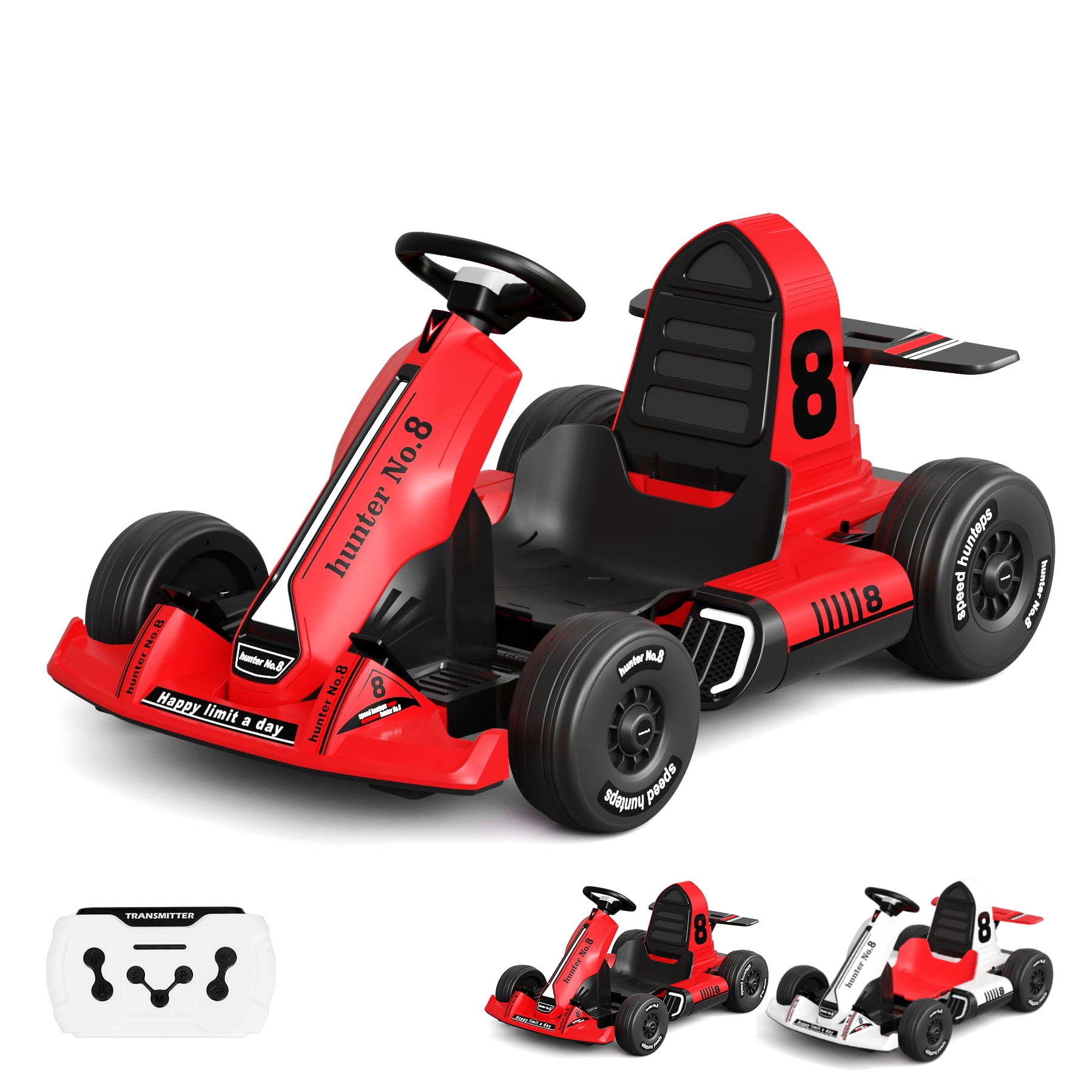 KORIMEFA Fast Road Electric Go Karting Car for Kids & Adults, 12V ...