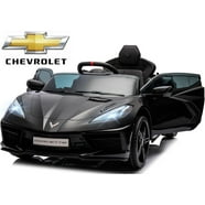FUNTOK Licensed Chevrolet Corvette C8 12V Kids Electric Ride on Car Toy ...