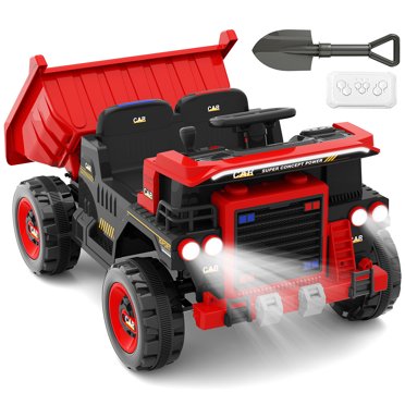 JCB 2 in 1 Kids Ride on Car Excavator & Bulldozer,Wisairt 12 V Battery ...