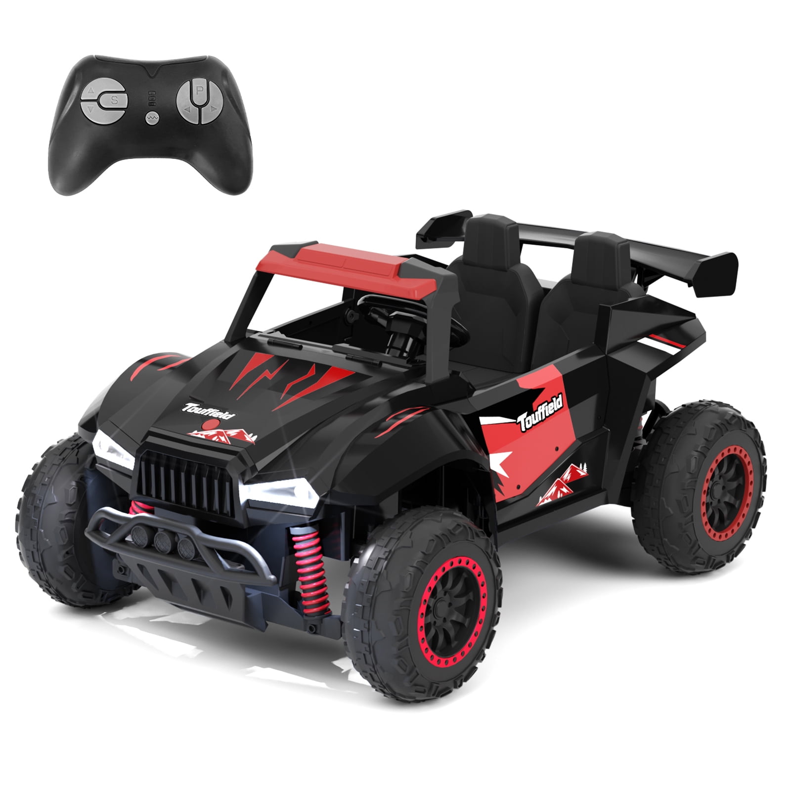 KORIMEFA 2 Seater Ride on Car for Kids,24V Battery Powered Off-Road UTV ...