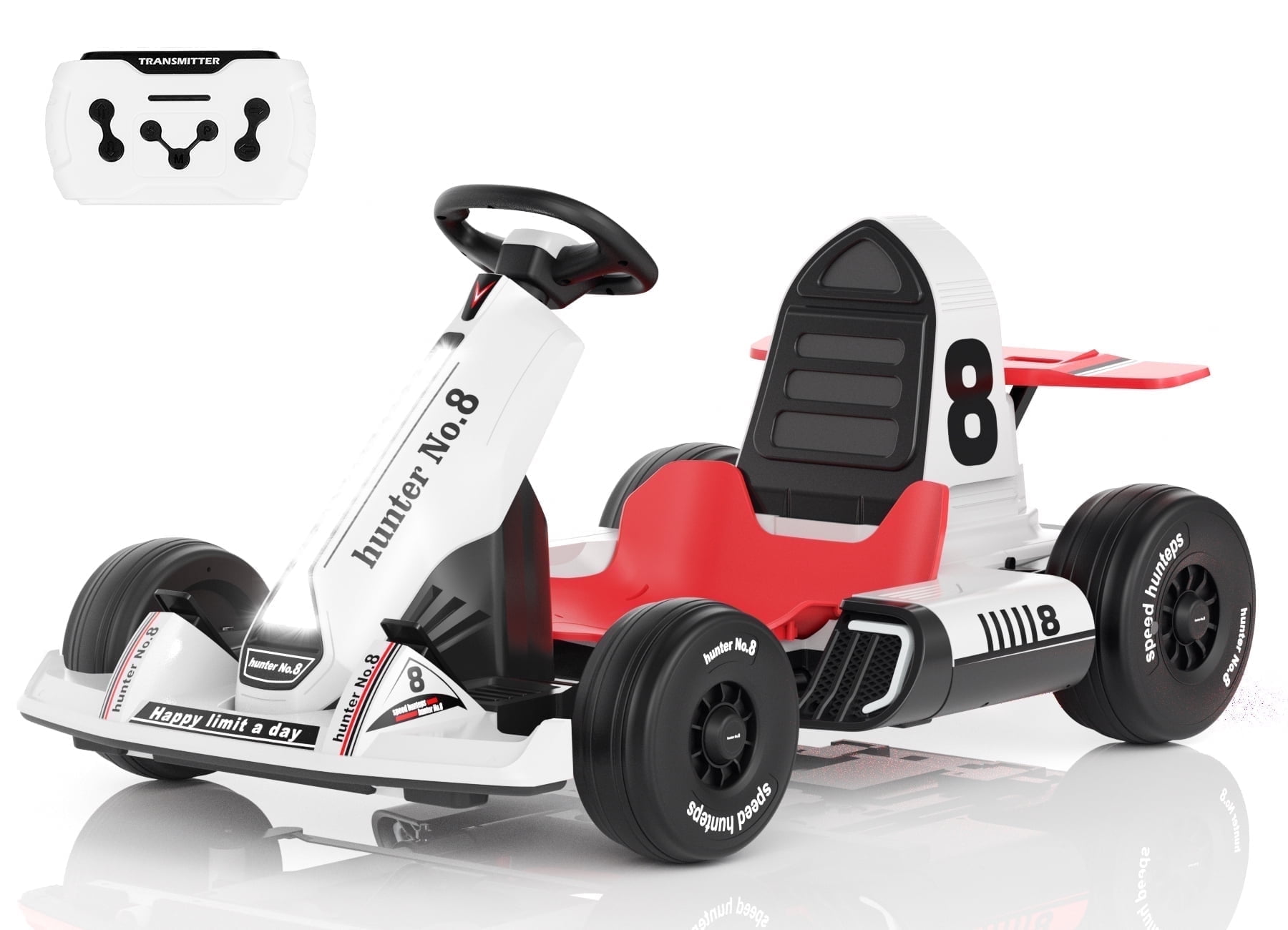 KORIMEFA Electric Go Kart for Toddlers 3-8 Years Old Boys Girls 12V 24V ...