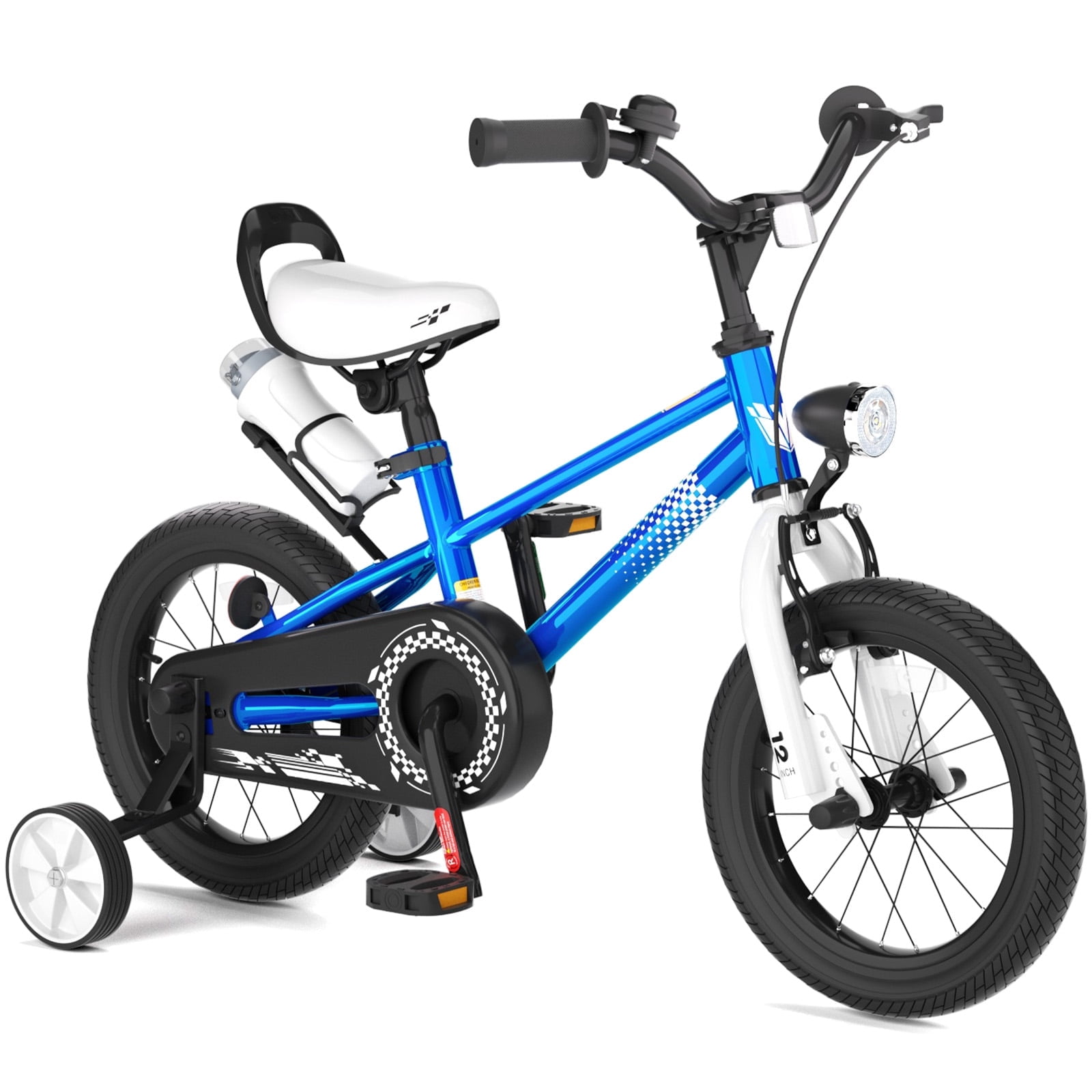 KORIMEFA 12 inch Kids Bike, Boy Bicycle with Training Wheels for 3-6 ...