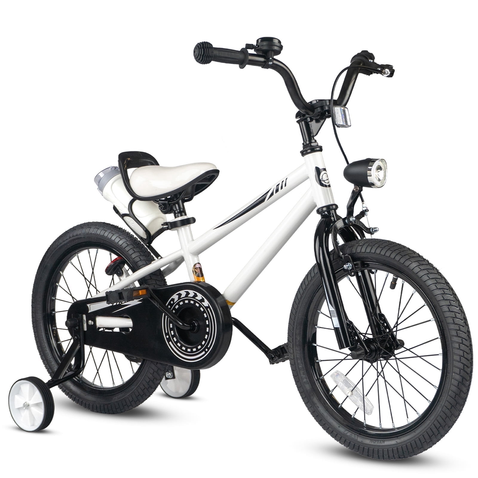 KORIMEFA 12 14 16 Inch Boys Bike with Training Wheels, Water Bottle ...