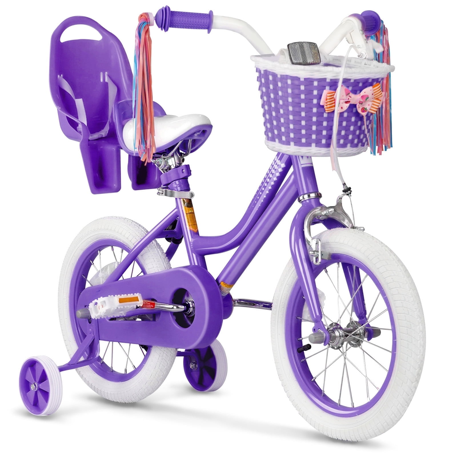 KORIMEFA Kids Bike for Girls Ages 2-7 Years Old, 12 14 16 Inch Kids ...