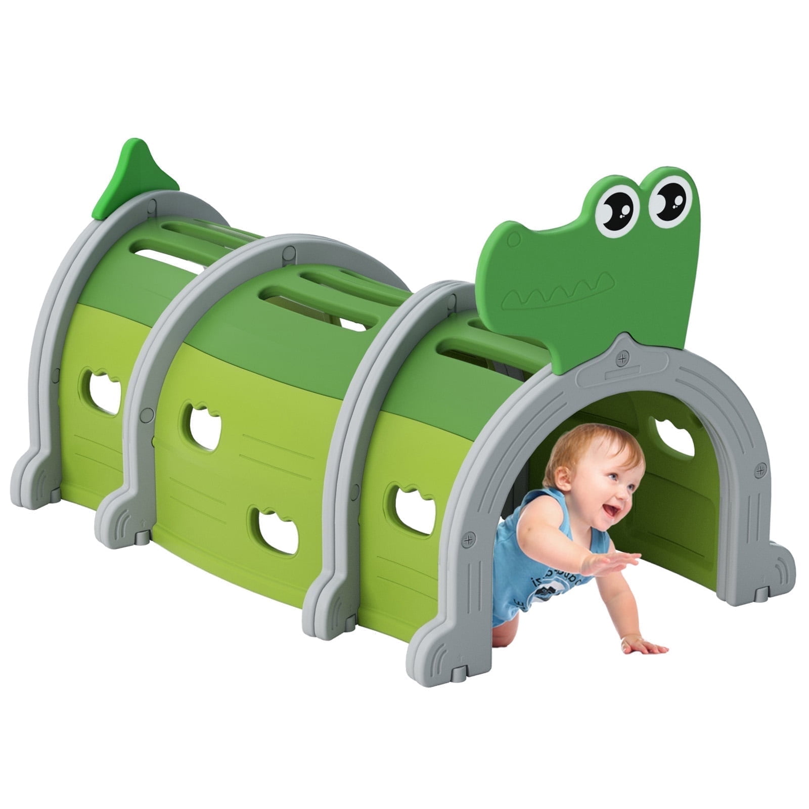 KORIMEFA Kids Play Tunnel for Toddlers, Caterpillar Tunnel Gift for 3-6 ...