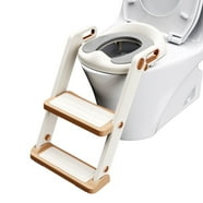 Mommy's Helper Padded Potty Seat with built in ladder non-slip step ...
