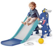 Costway Freestanding Baby Slide Indoor First Play Climber Slide Set for ...