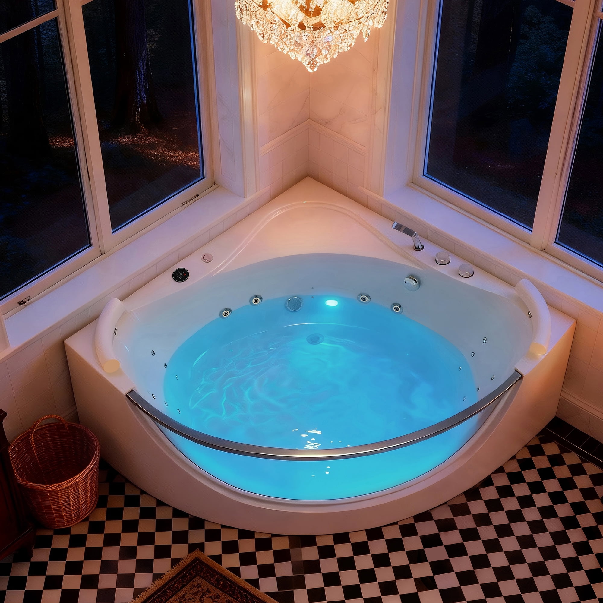 Heated Whirlpool Tub