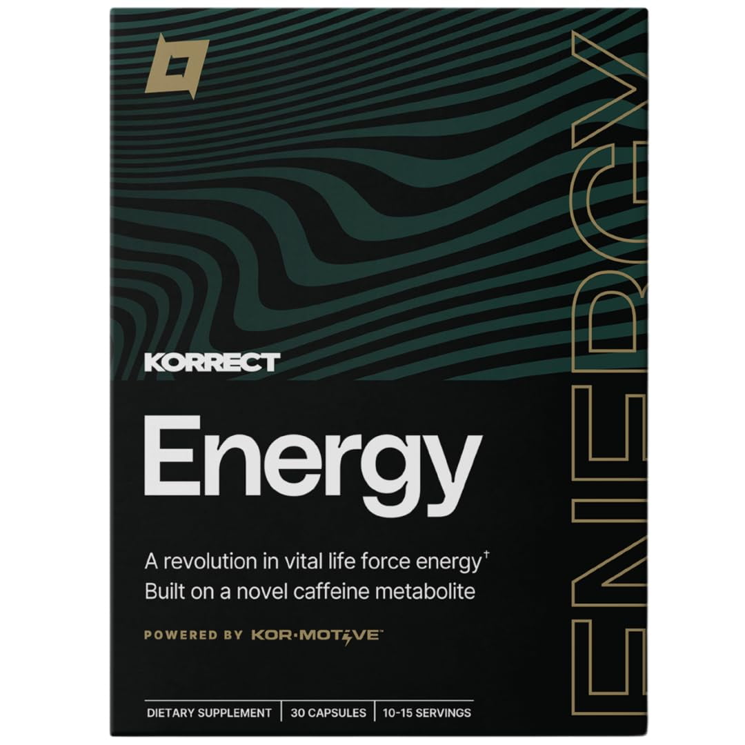 KORRECT Clean Energy Supplement for Men & KMC2Women | Mental Focus ...