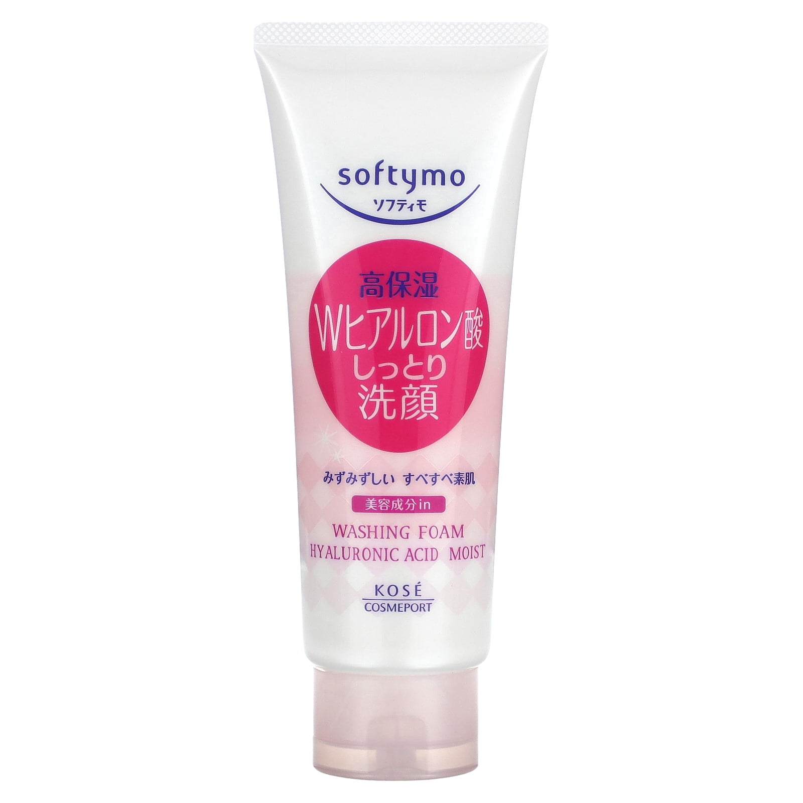 KOSE SOFTYMO FACE WASHING FOAM HYALURONIC ACID MOIST 5.2oz/150g ...