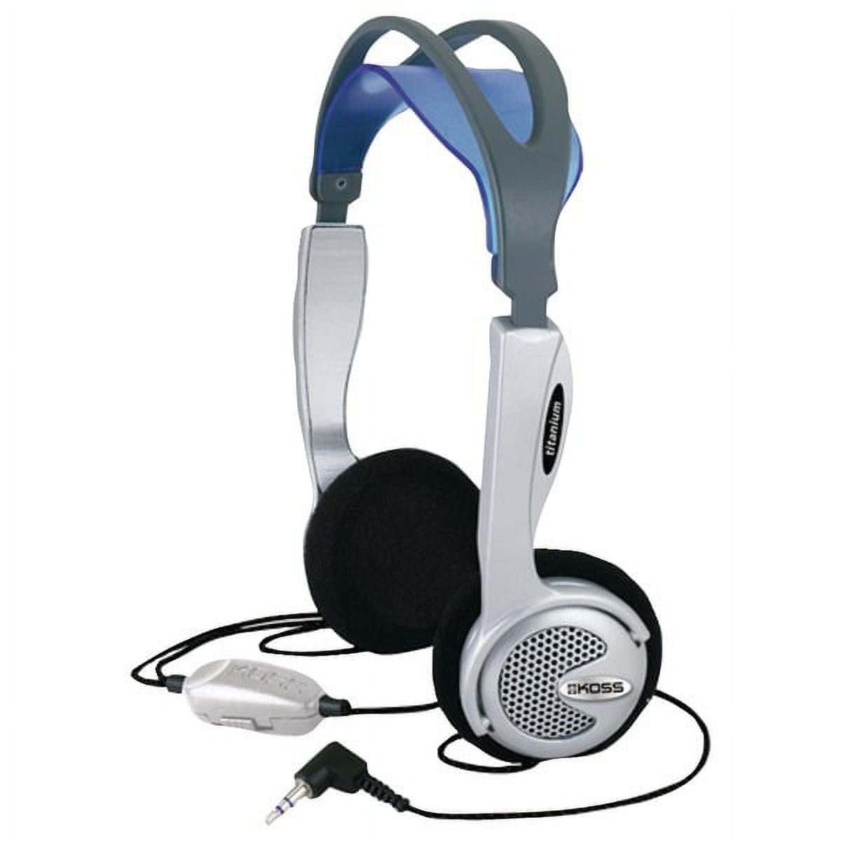 KOSS KTXPRO1 On-Ear Headphone with Volume Control, 3.5mm/ 6.3mm ...
