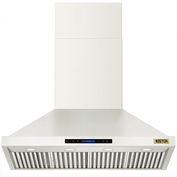 KOSTCH 48 inch Ducted Wall Mount Range Hood, 1200 CFM Stainless Steel ...