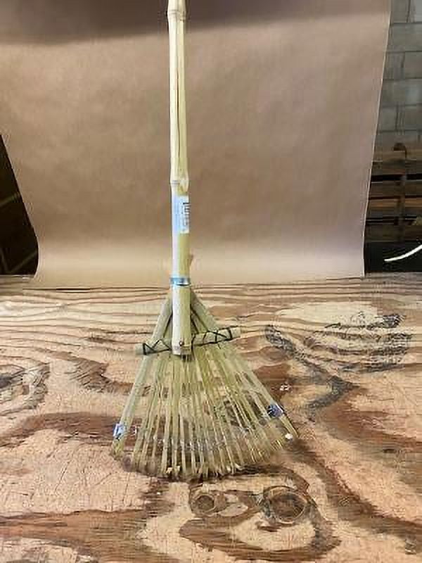 KOTAKE SHOKAI Bamboo Rake Small Bamboo Garden Rake Handle - Walmart.com