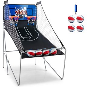 Pop-A-Shot Indoor Home Dual Shot Basketball Arcade Game: Sports Hoop ...