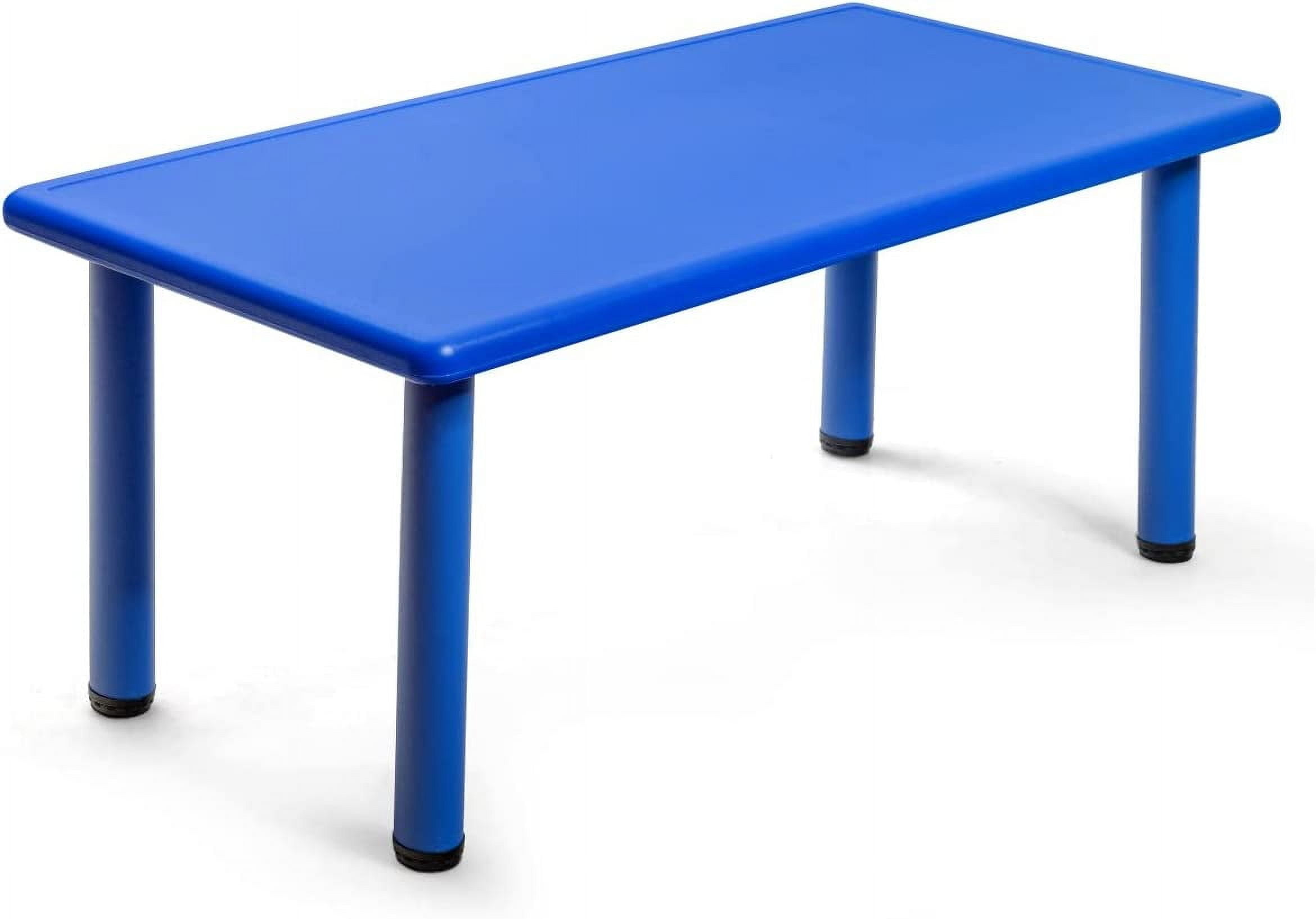 KOTEK Rectangular Kids Activity Table, Lightweight Plastic Table for ...