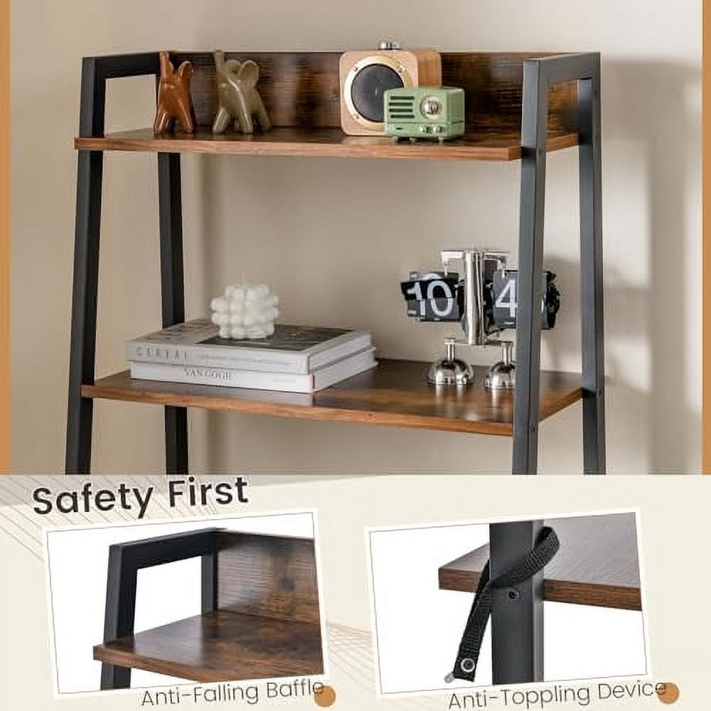 KOTEK Vanity Set with Mirror, Ladder Dressing Table with Cushioned ...