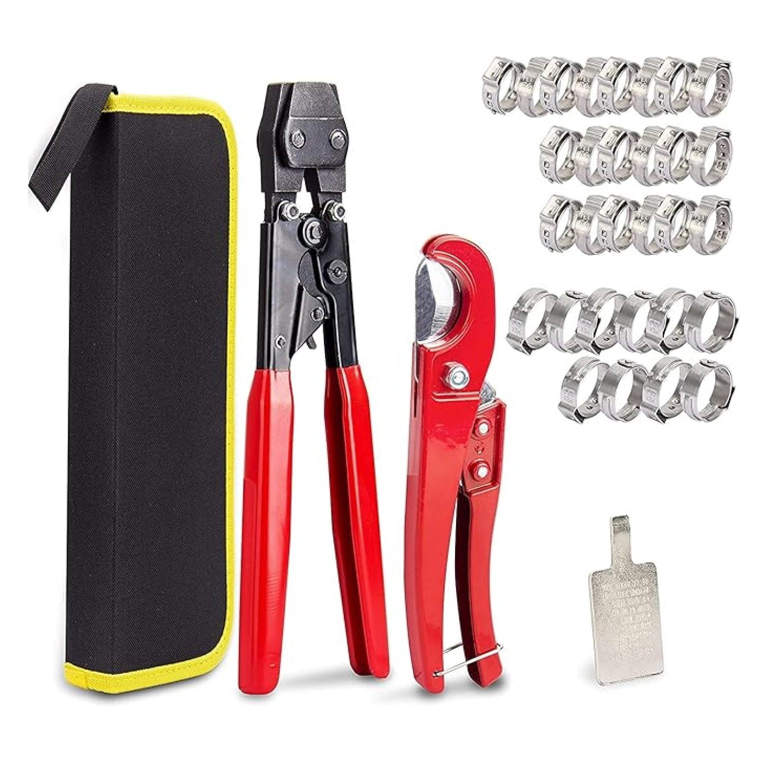 KOTTO Ratchet PEX Crimping Clamp Cinch Tool & Pipe Hose Cutter Meets ...