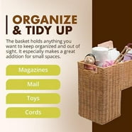 Kouboo Wicker Step Basket, Hand Woven Multi Storey House Staircase ...