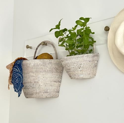 KOUBOO 1060073 Large Wall Basket, Small, White - Walmart.com
