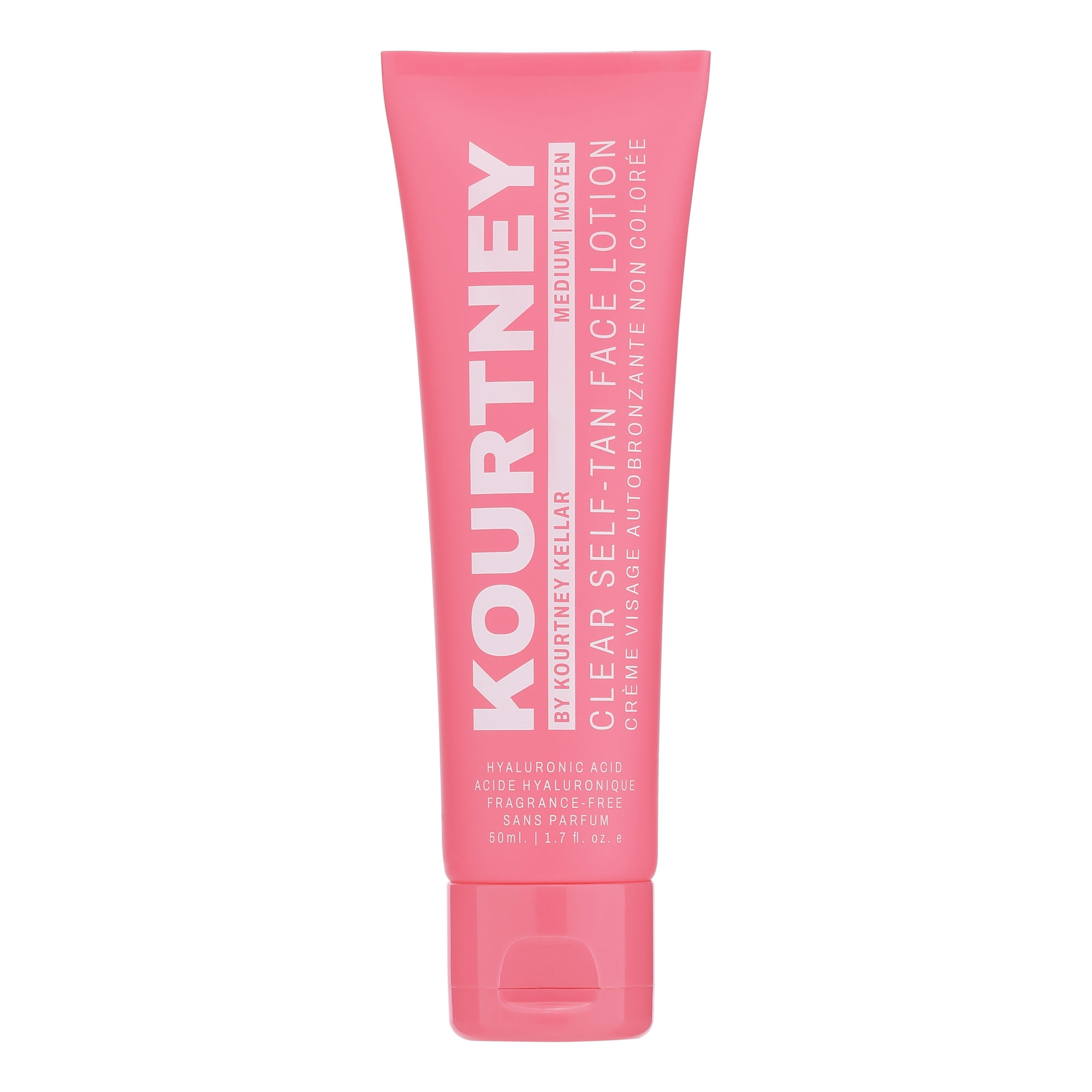 KOURTNEY Self-Tan Face Lotion, Self Tanner, Medium, 2.5 oz - Walmart.com
