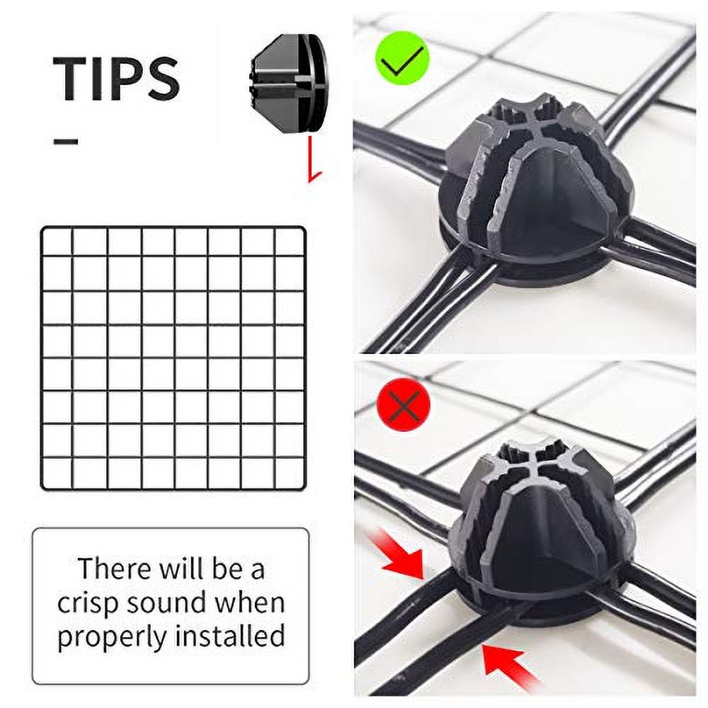 KOUSI 14"x14" Wire Cube Storage, Metal Grid Organizer, 25-Cube Modular ...