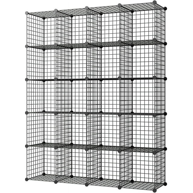 KOUSI Storage Cube - 14"x14" Cube (20 Cubes) Organizer Stackable Cubes ...