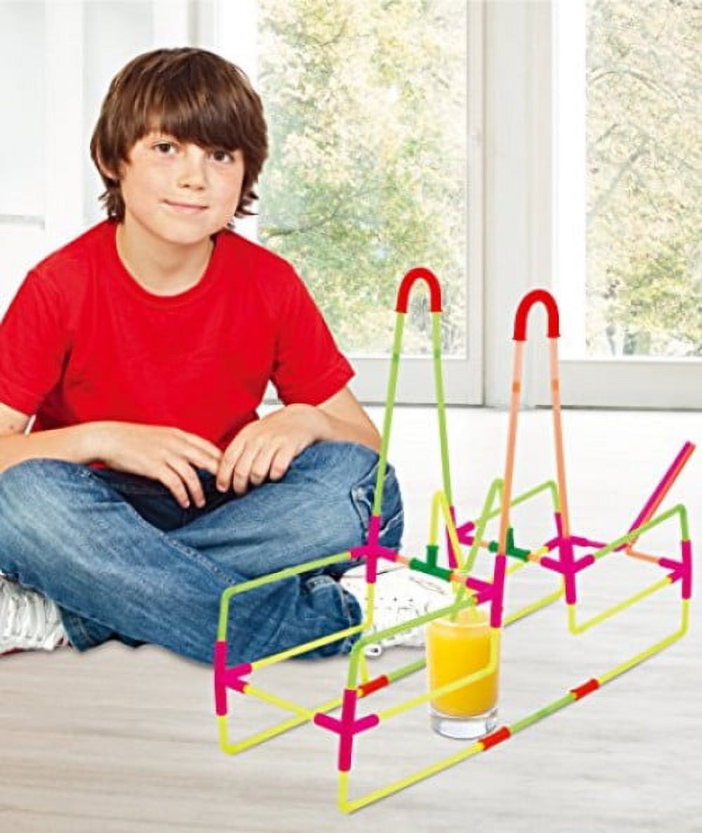 KOVOT 194 Piece Drinking Straw Building Set - A Fun Way To Sip ...