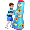 KOVOT Bopper Buddy Bounce Back Inflatable Bop Punching Bag with 2 ...
