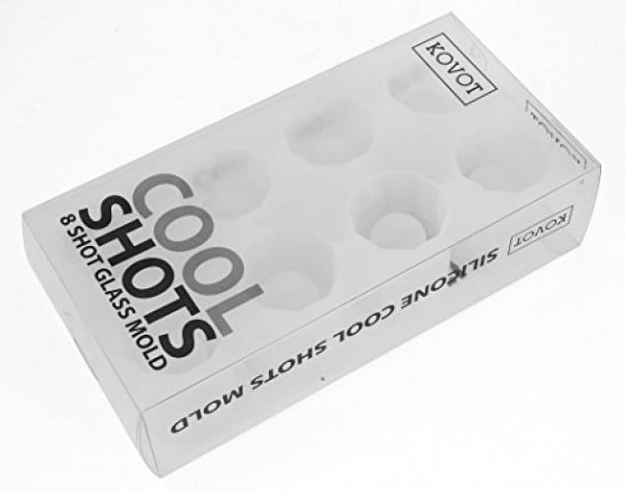 KOVOT Cool Shots Silicone ICE Shot-Glass Mold - Tray of 8 - Walmart.com