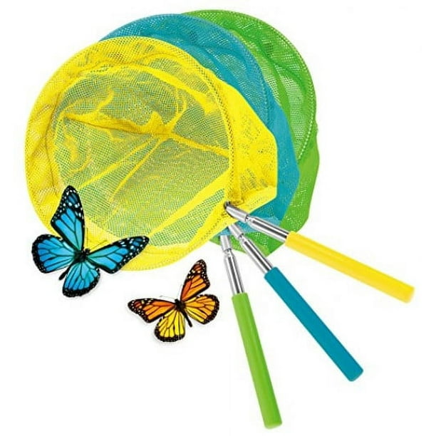 KOVOT Set Of 3 Telescopic Butterfly Nets - 15" - 34" - Walmart.com