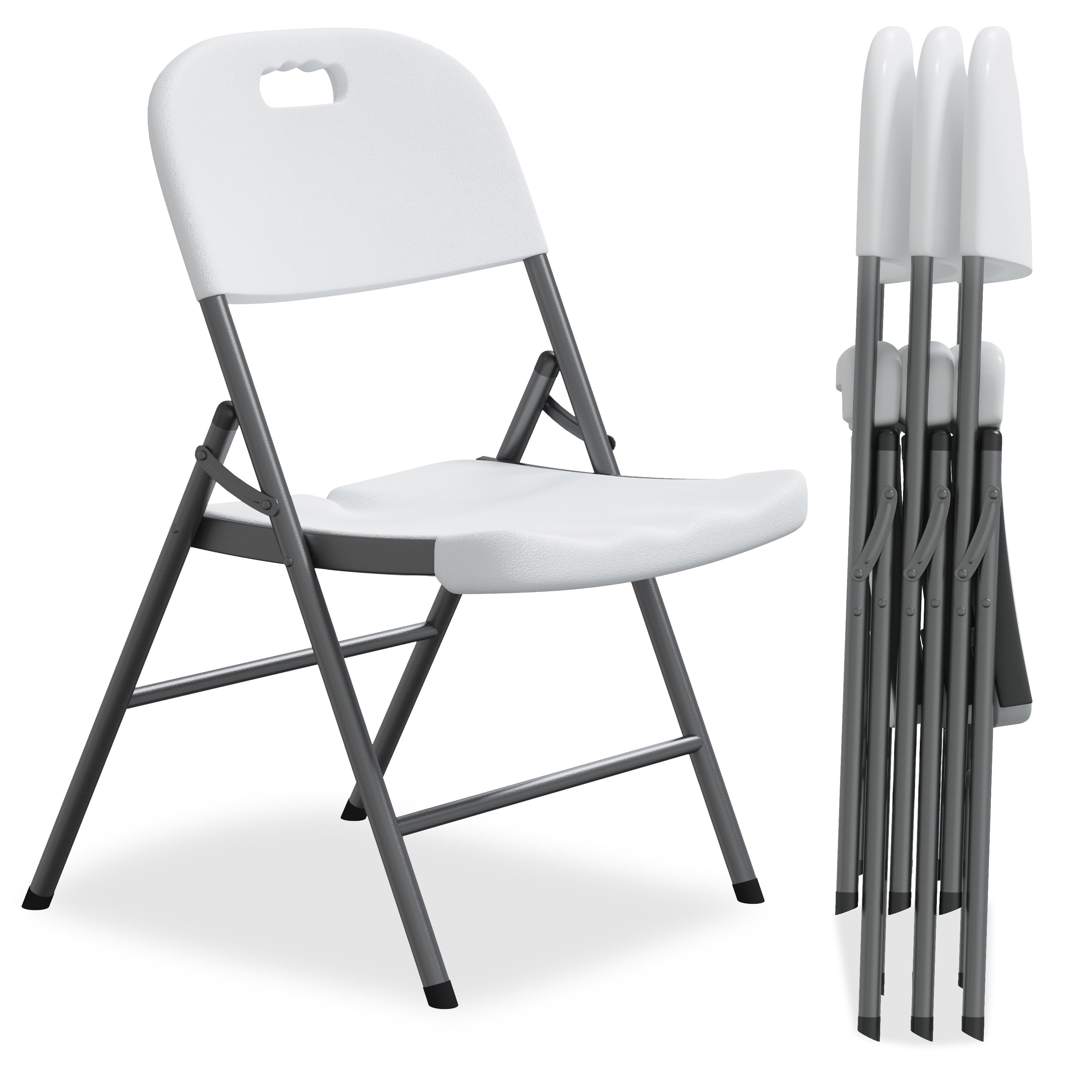 Botong Portable Plastic Folding Chair for Party Wedding Camping Picnic ...