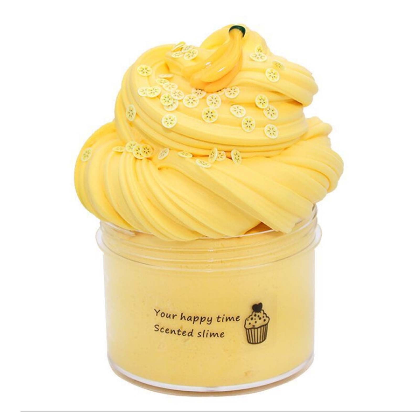 KOWAO Fruit Butter Slime, Cute Pink Slime Charm,Super Soft & Non-Sticky ...