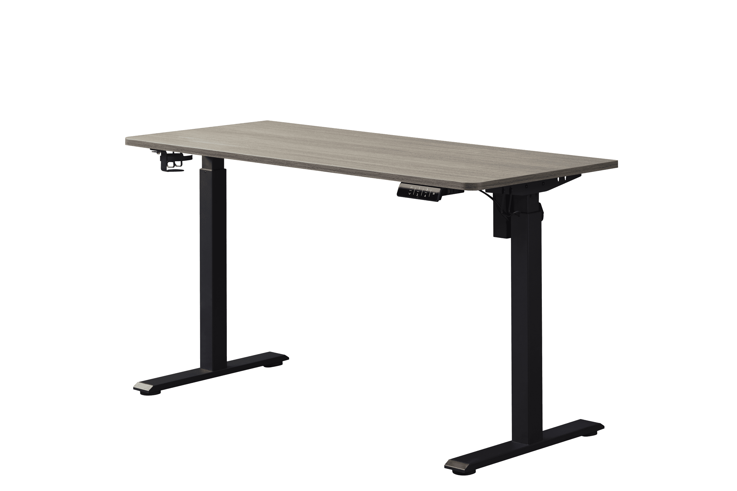 KOWO 55" K304 Electric Height Adjustable Standing Desk, Grey Oak ...