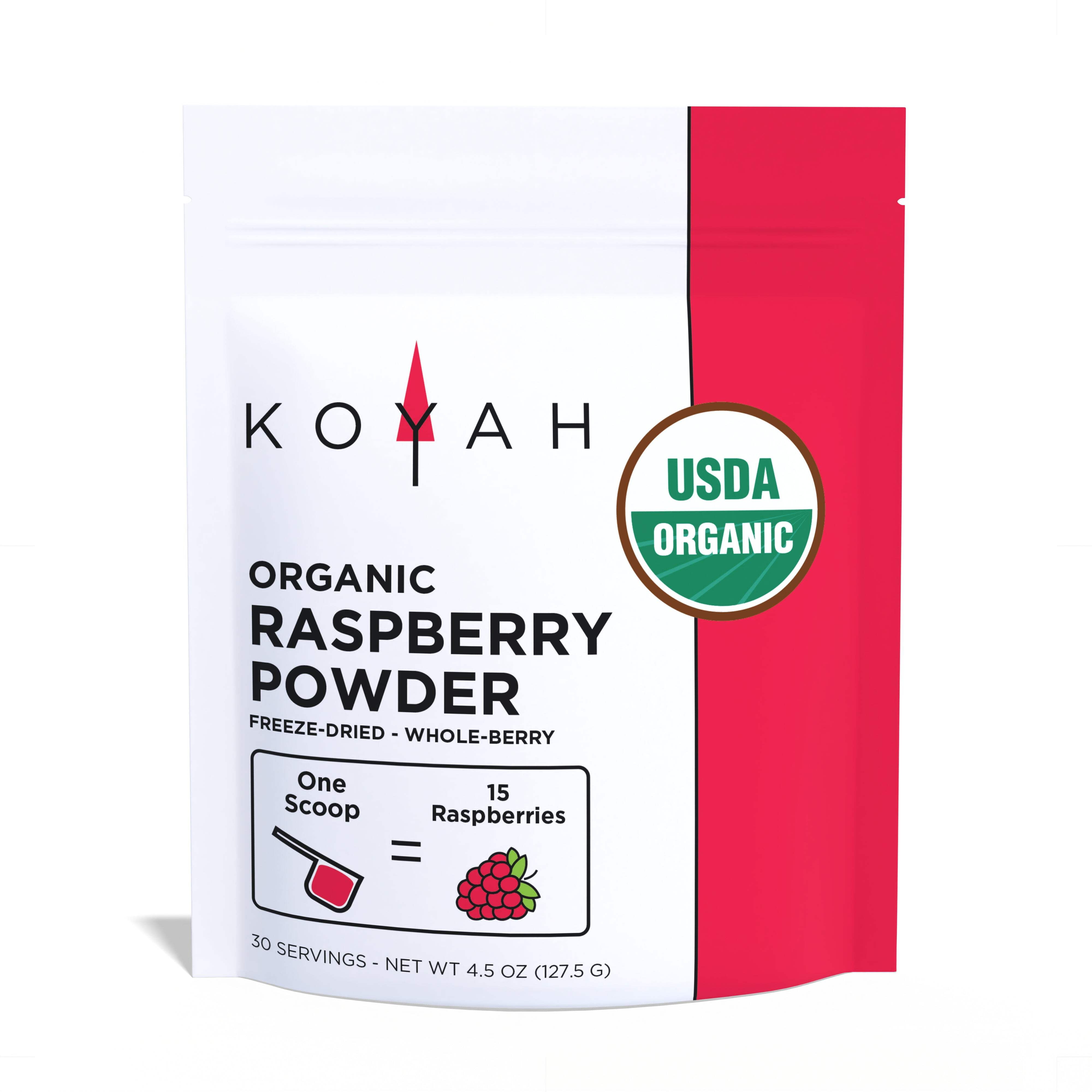 KOYAH, Organic Raspberry Powder, 100% Raspberry, Freeze-Dried - Walmart.com