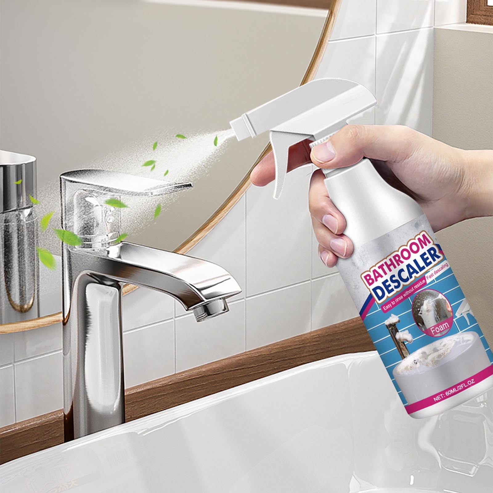 KOYPTL 1 Pack Bathroom Descaler Cleaner Spray, Upgraded Multipurpose ...