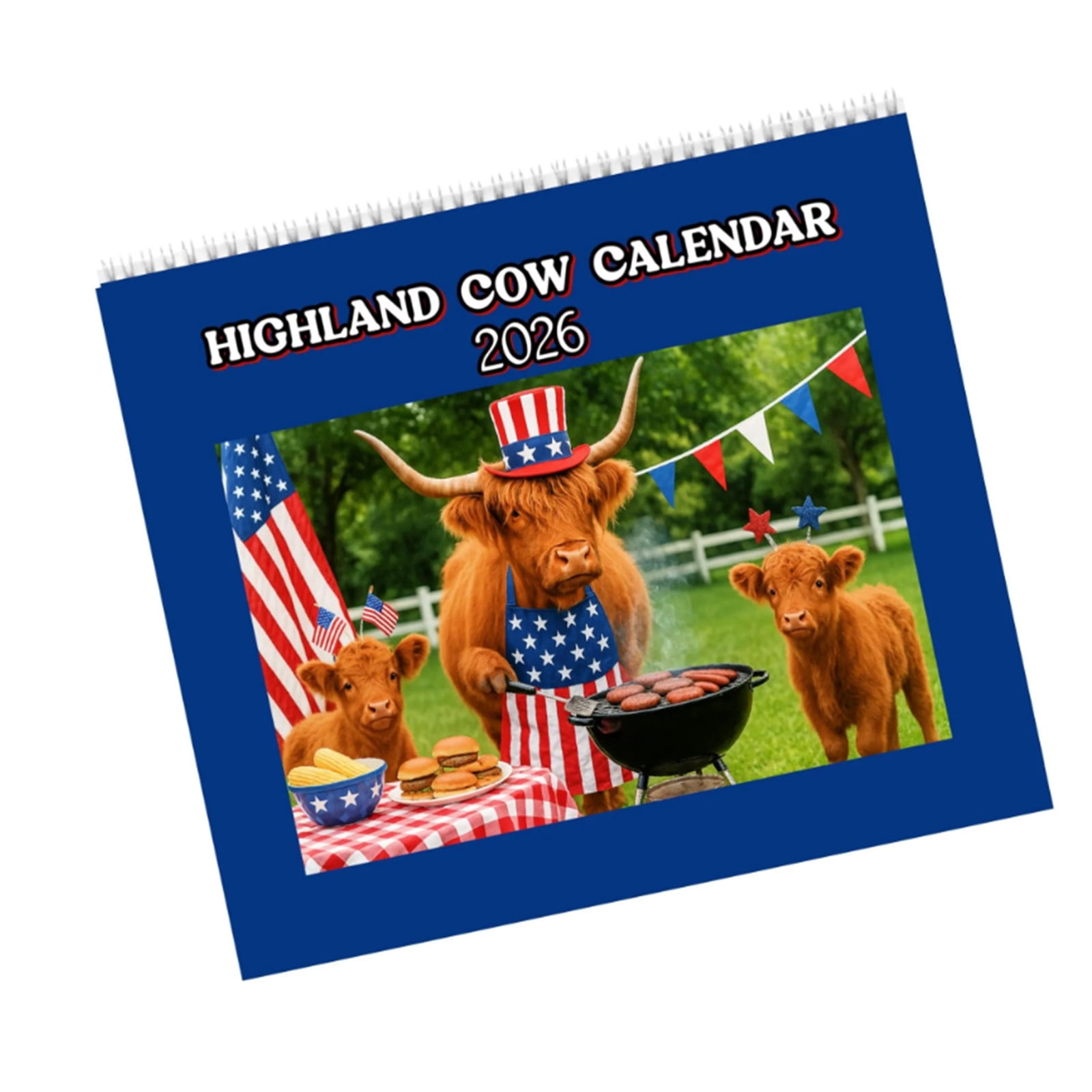KOYPTL 2026 Highland Cows Calendar,Wildlife Wall Calendar Monthsly ...