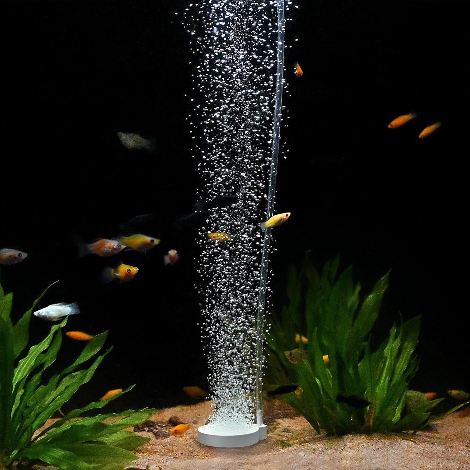 KOYPTL Aquarium Air Stone Disc,Nano Bubble Diffuser for Fish Tank ...