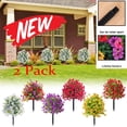 KOYPTL Artificial Flowers for Outdoors Faux Outdoor Plants Fake Plants ...