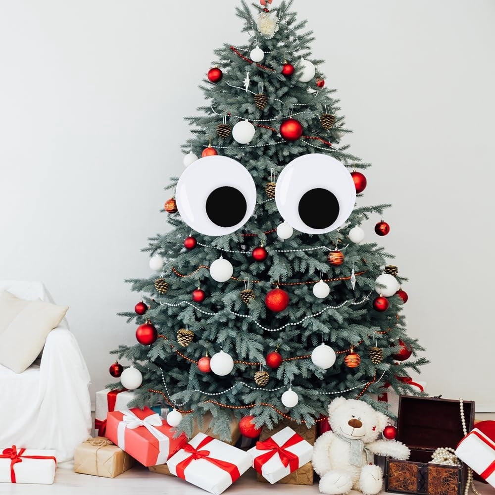 KOYPTL Christmas Self-Adhesive Giant Wiggle Googly Eyes Decorations ...
