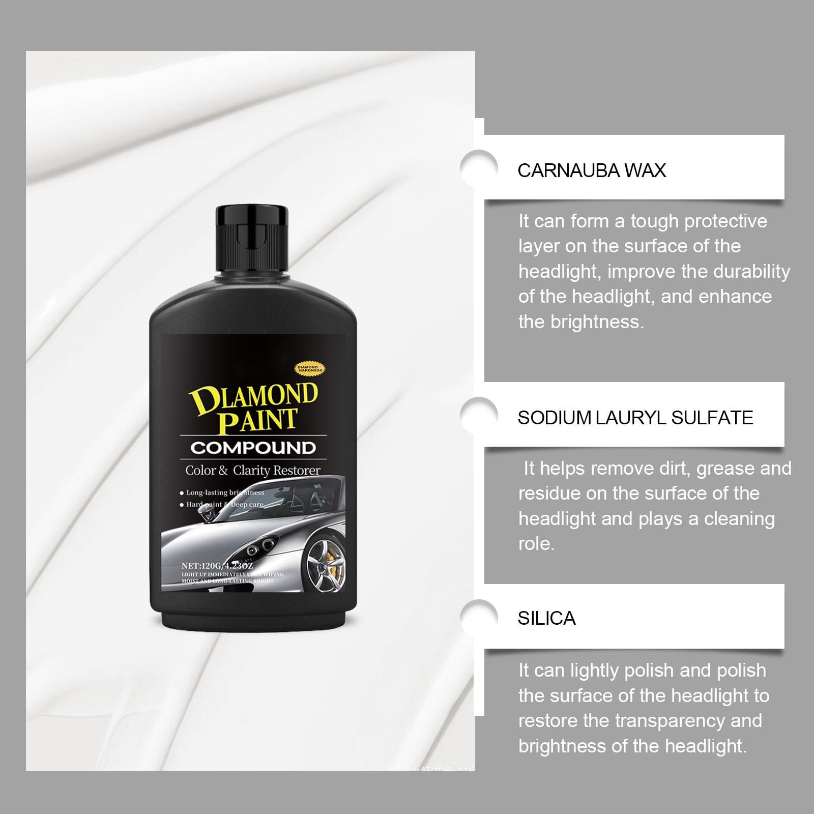 KOYPTL Diamond Paint Compound Polishing Care Agent Car Body Polishing ...