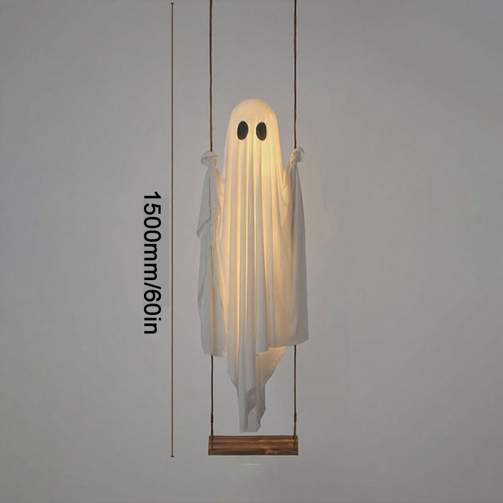 KOYPTL Halloween Cloth Ghost Hanging Decoration Outdoor,Adjustable ...