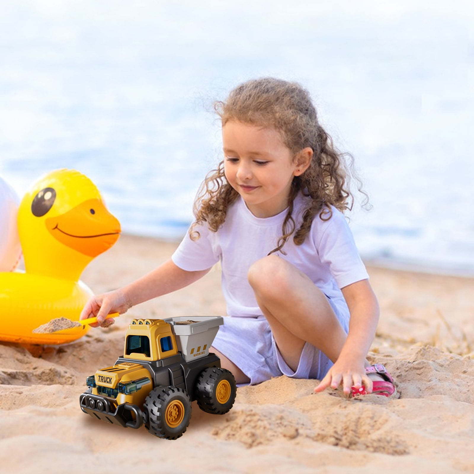 KOYPTL Inertial Mini Engineering Vehicle for Boys Toddlers 2+ Years Old ...