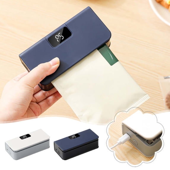 KOYPTL Mini Bag Sealer Rechargeable Sealer Machine with LED Power ...