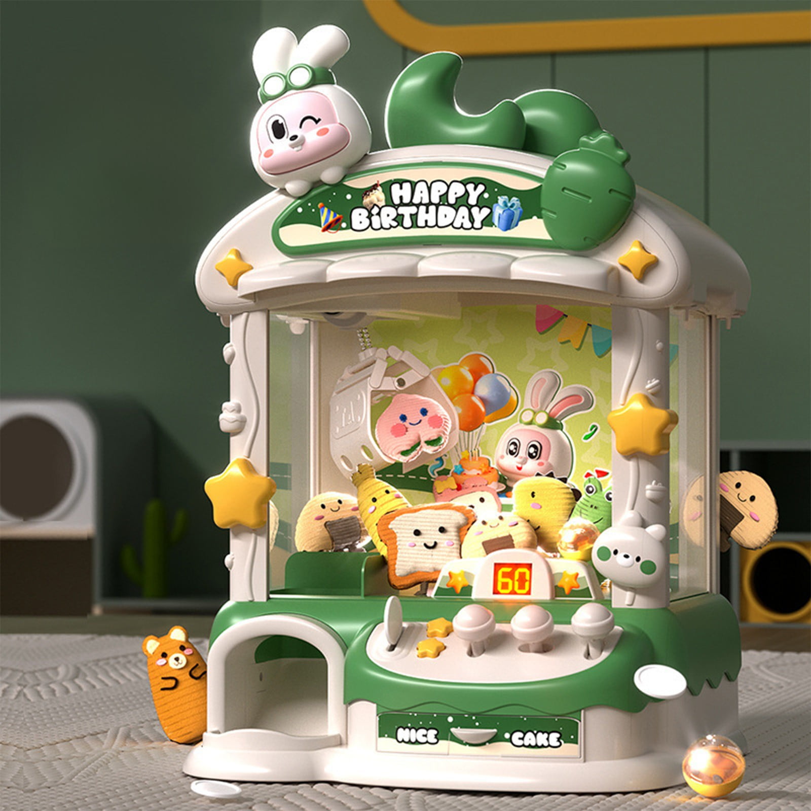 KOYPTL Mini Claw Dolls Machine Toys for Kids,Home Vending Machine Toys ...