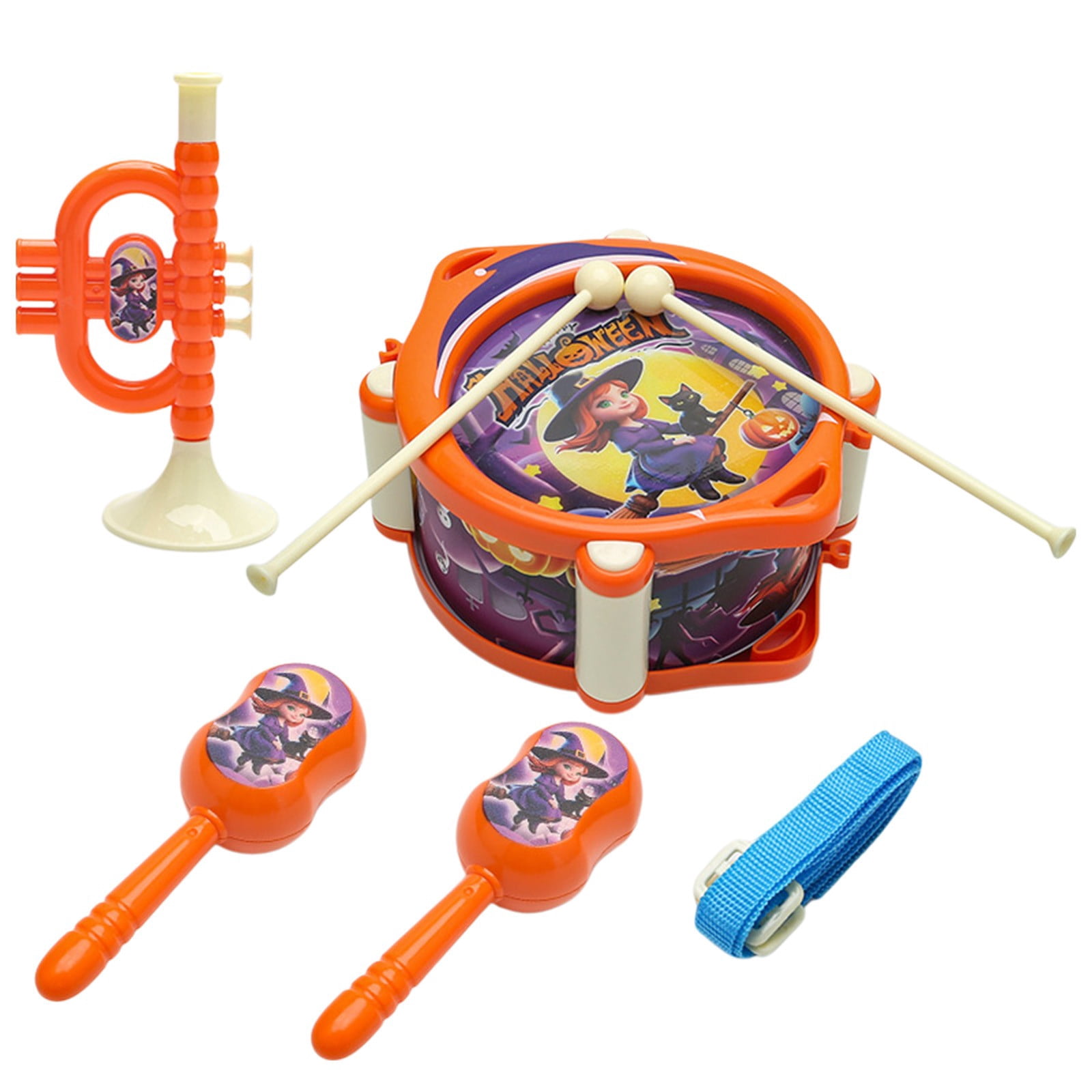 KOYPTL Musical Instruments Set Toys For Kids 2-5,Hand Drum Set Include ...