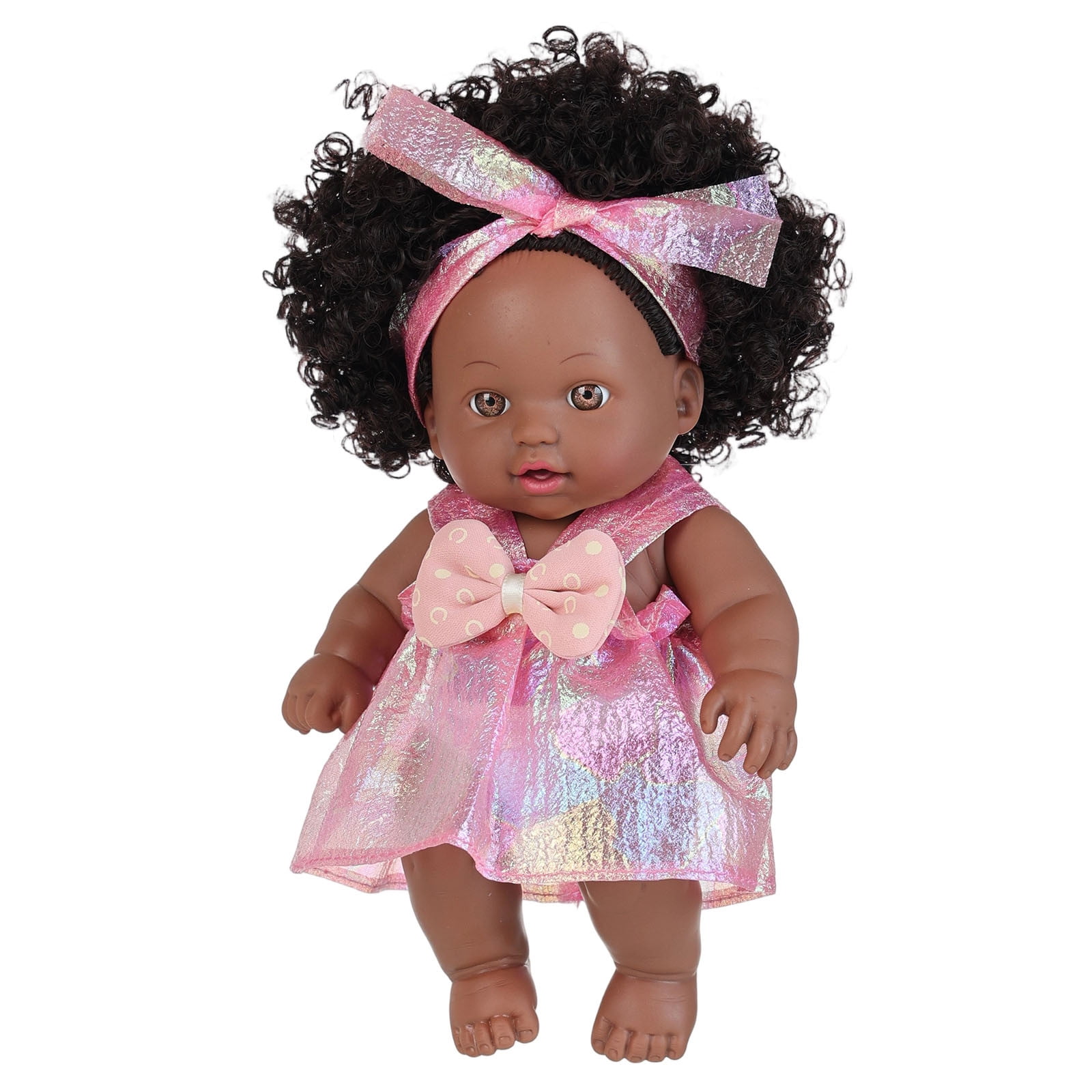 KOYPTL Newborn Baby Dolls Black 8 Inch,Handmade Realistic African ...