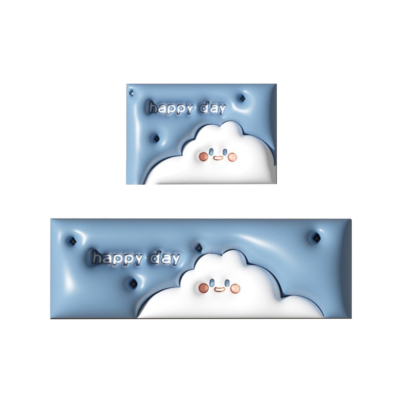 KOYPTL Visual Diatomaceous Earth Bath Mats Set 2Pcs,Non-Slip Absorbent ...